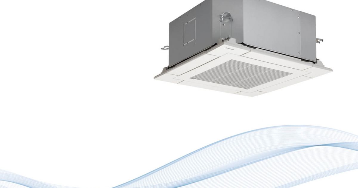 Multi-room air conditioning systems as a cassette unit – indoor units