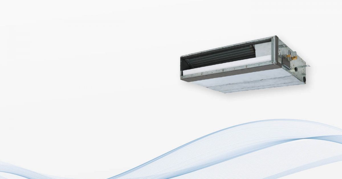 Split air conditioning systems as a duct unit – indoor unit